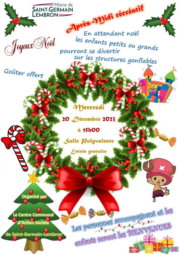 🎄LE NOEL DES ENFANTS🎄 - Saint Germain Lembron