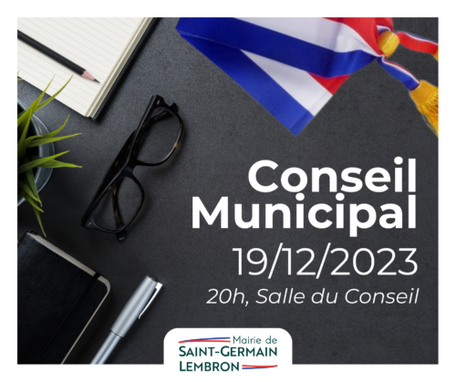 CONSEIL MUNICIPAL - Saint Germain Lembron