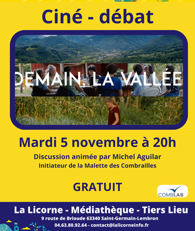 Programme novembre-décembre La Licorne - Saint Germain Lembron